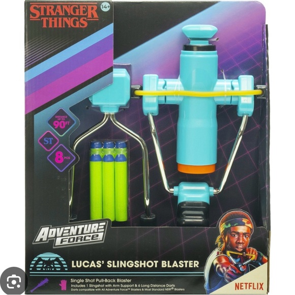 Nerf | Toys | Adventure Force Stranger Things Nerf Slingshot Blaster ...